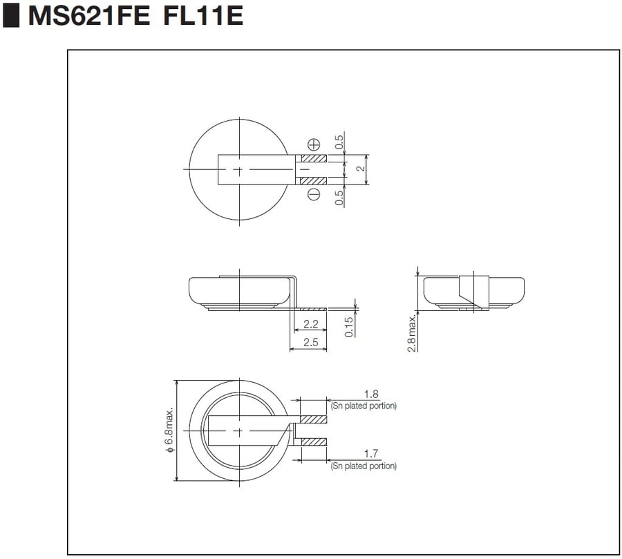 MS621FE | Seiko Instruments Inc. Micro Energy Division